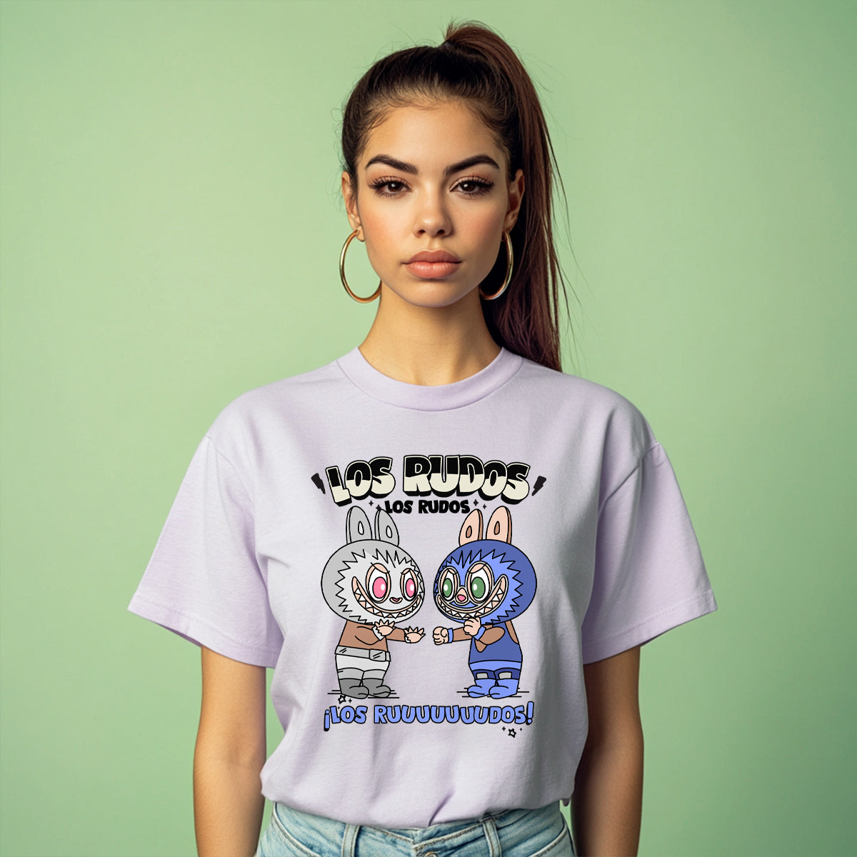 Playera para mujer - LOS RUDOS, LOS RUDOS - Máscara De Látex